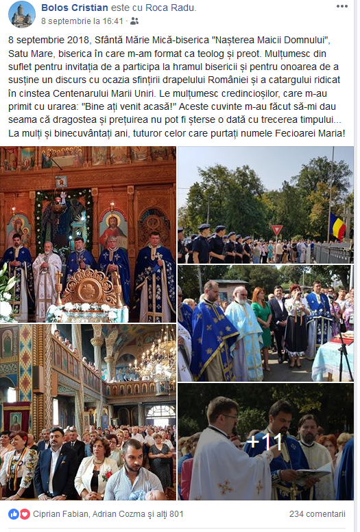 TOP. Cel mai popular preot din Satu Mare. Peste politicieni și vedete ...