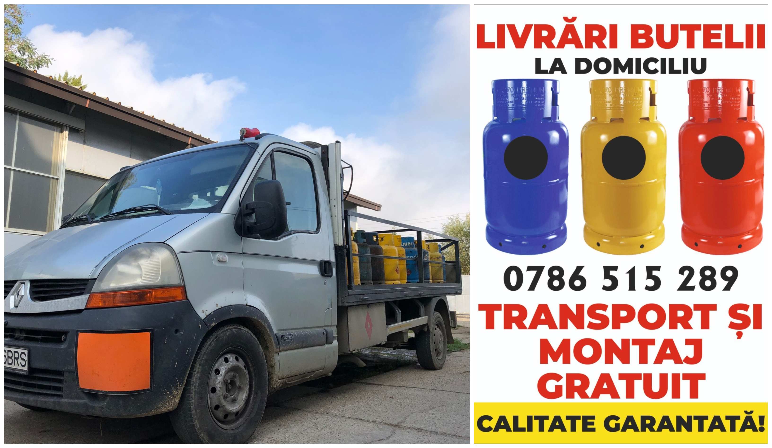 Butelia care vine acasă! Livrare butelii cu gaz la domiciliu, cu ...