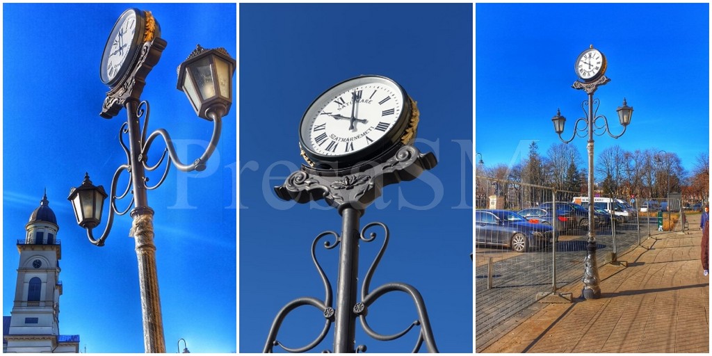 FOTO. Ceasul electric din Satu Mare a fost modernizat! Acum a devenit ...