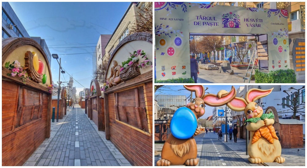 FOTOGALERIE. Imagini superbe. Târg de Paște, plin de culoare, în ...
