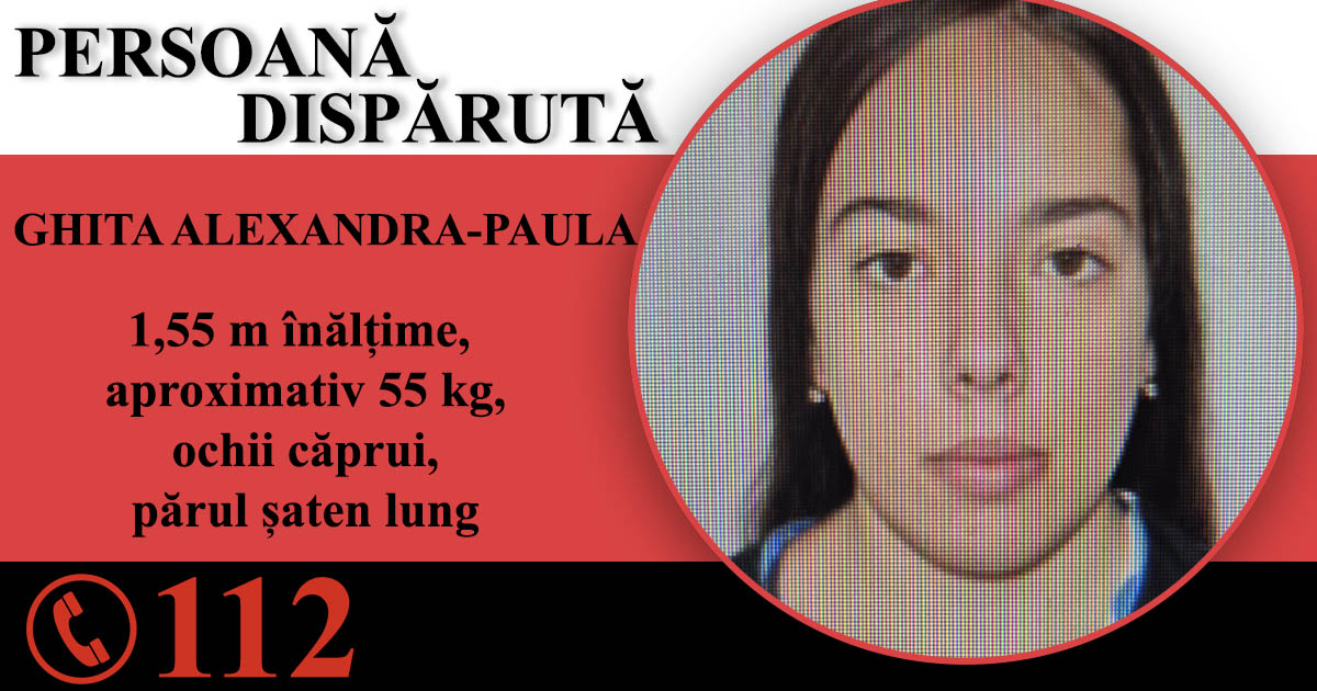 Alexandra (17 ani) a dispărut fără urmă în județul Satu Mare. Ați văzut ...